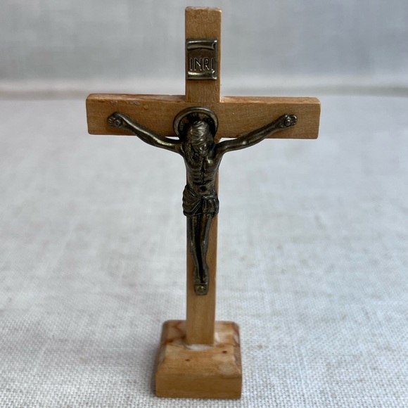 Sacred Heart League | Other | Small Wooden And Metal Sacred Heart ...